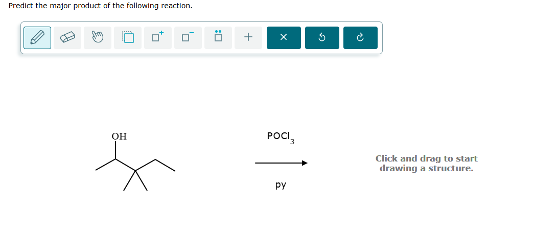 Solved Click and drag to ﻿start drawing a structure.Predict | Chegg.com