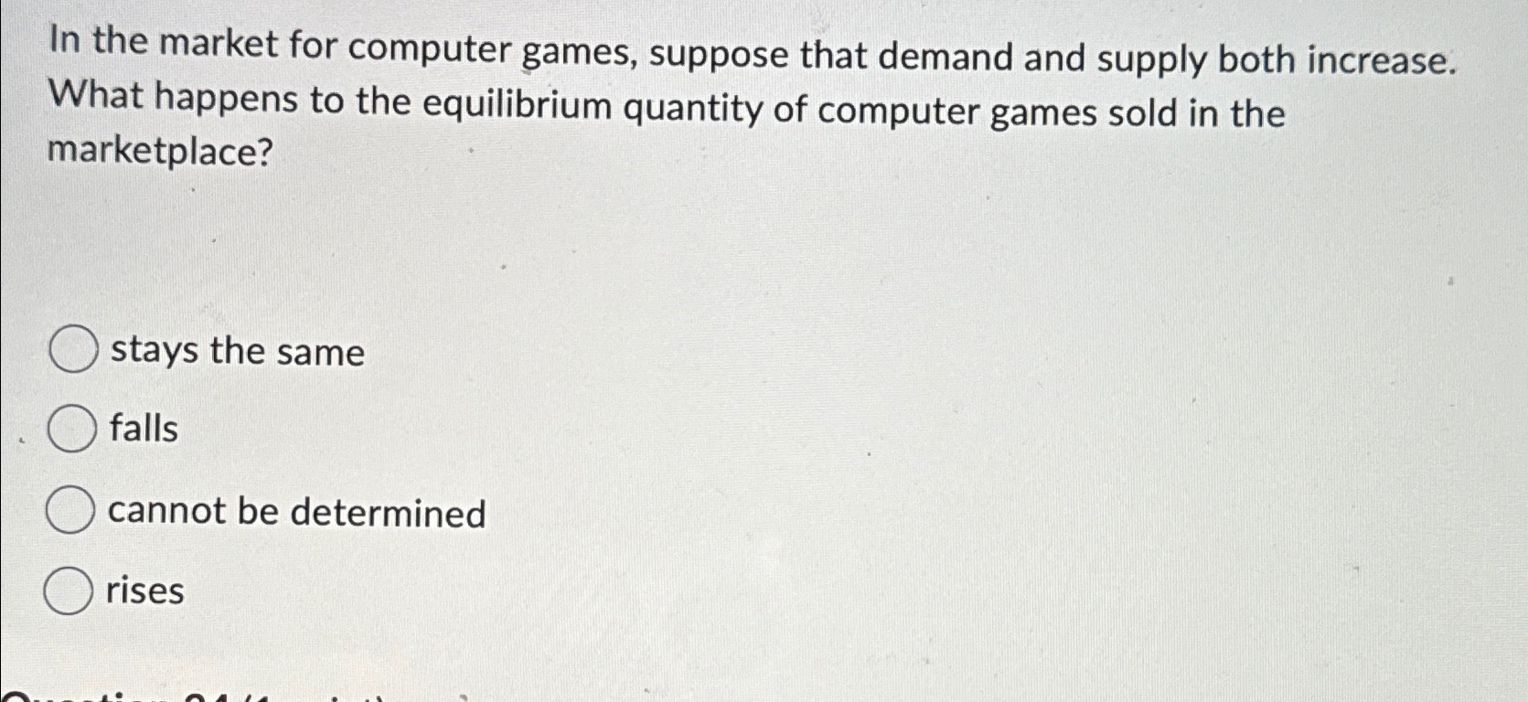 Solved In the market for computer games, suppose that demand | Chegg.com