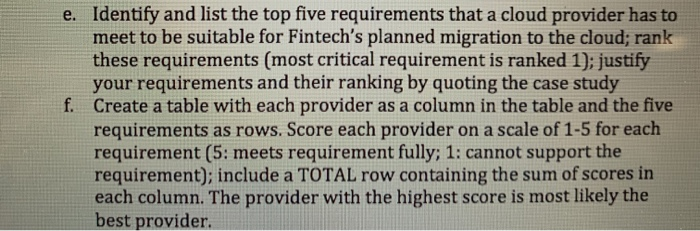 2) Report for Joe Kwo: Use your Analysis from Step 1 | Chegg.com