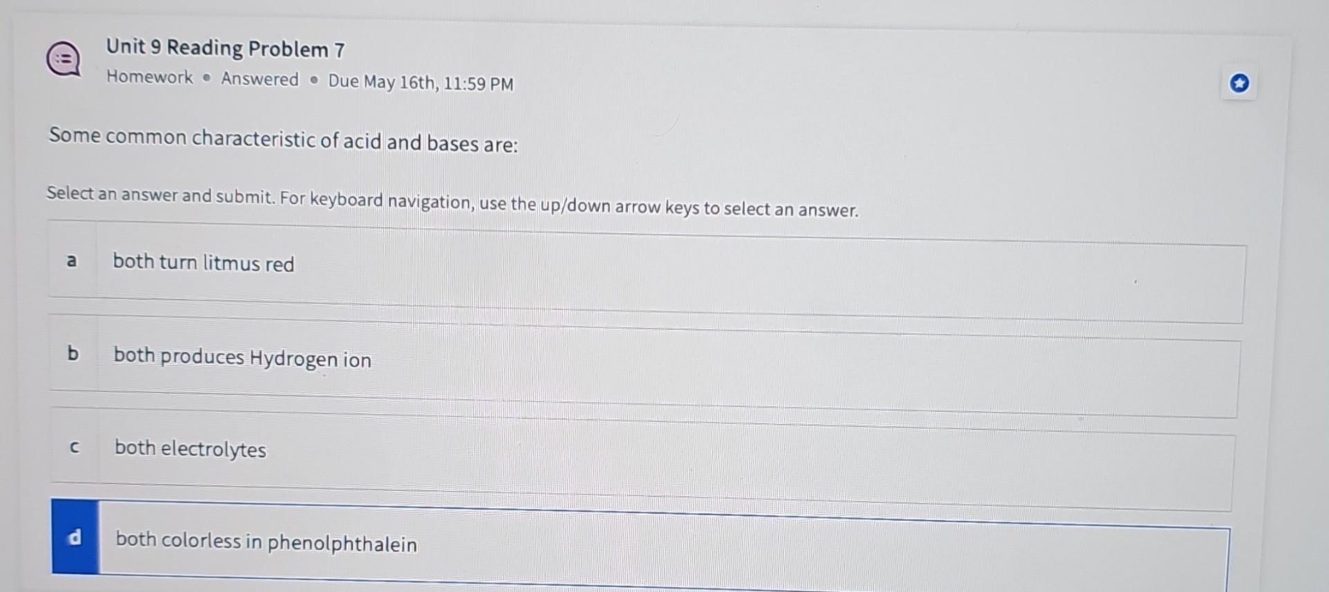 Solved Unit 9 Reading Problem 7 Homework • Answered • Due | Chegg.com