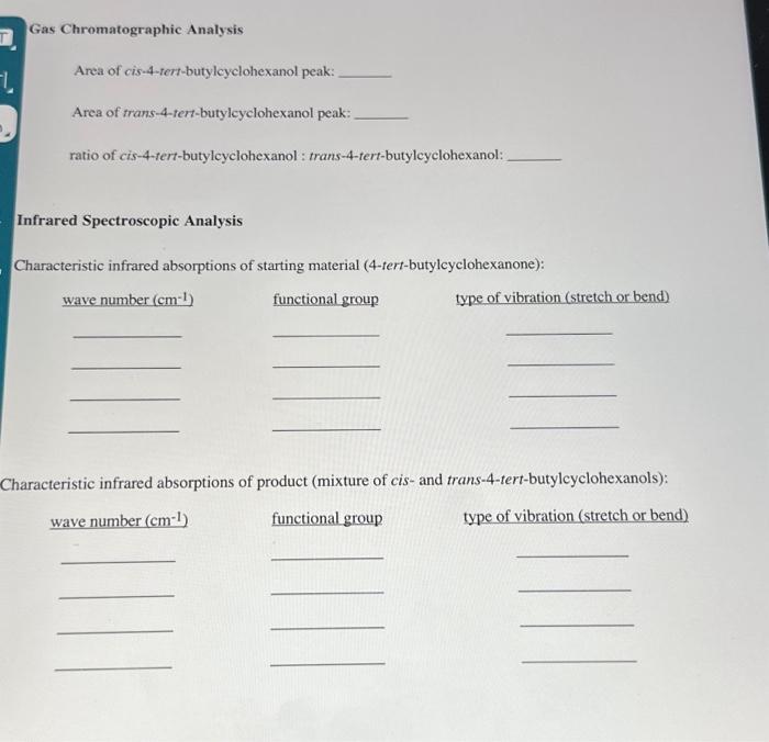 Solved Gas Chromatographic Analysis Area of | Chegg.com