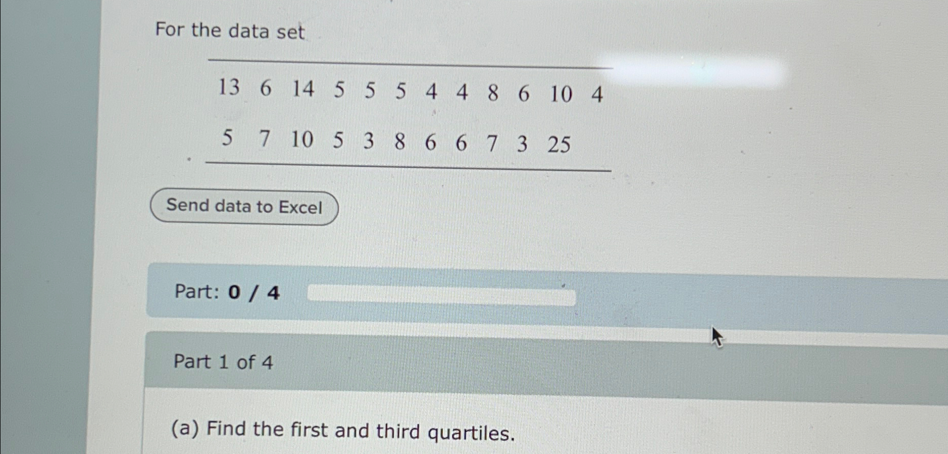 Solved For the data | Chegg.com