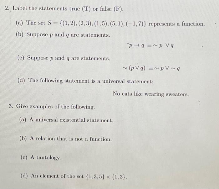 Solved (a) The set S={(1,2),(2,3),(1,5),(5,1),(−1,7)} | Chegg.com