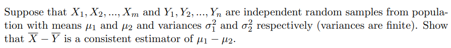Solved Suppose that x1,x2,dots,xm ﻿and Y1,Y2,dots,Yn ﻿are | Chegg.com
