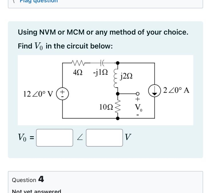 Solved Using NVM or MCM or any method of your choice. Find | Chegg.com