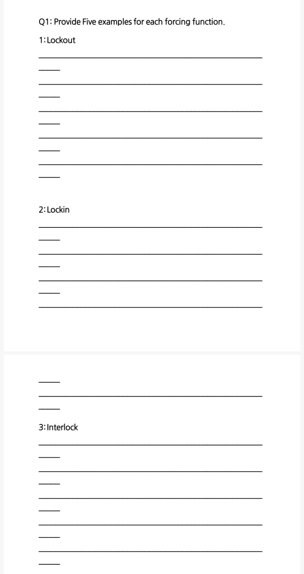 Solved This is a Human computer Interaction course. Kindly | Chegg.com