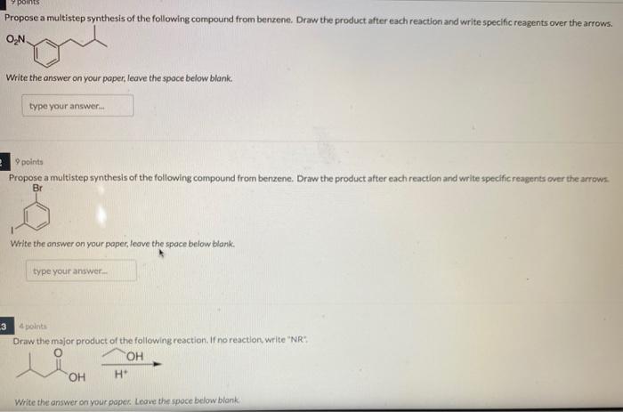 Solved Propose a multistep synthesis of the following | Chegg.com