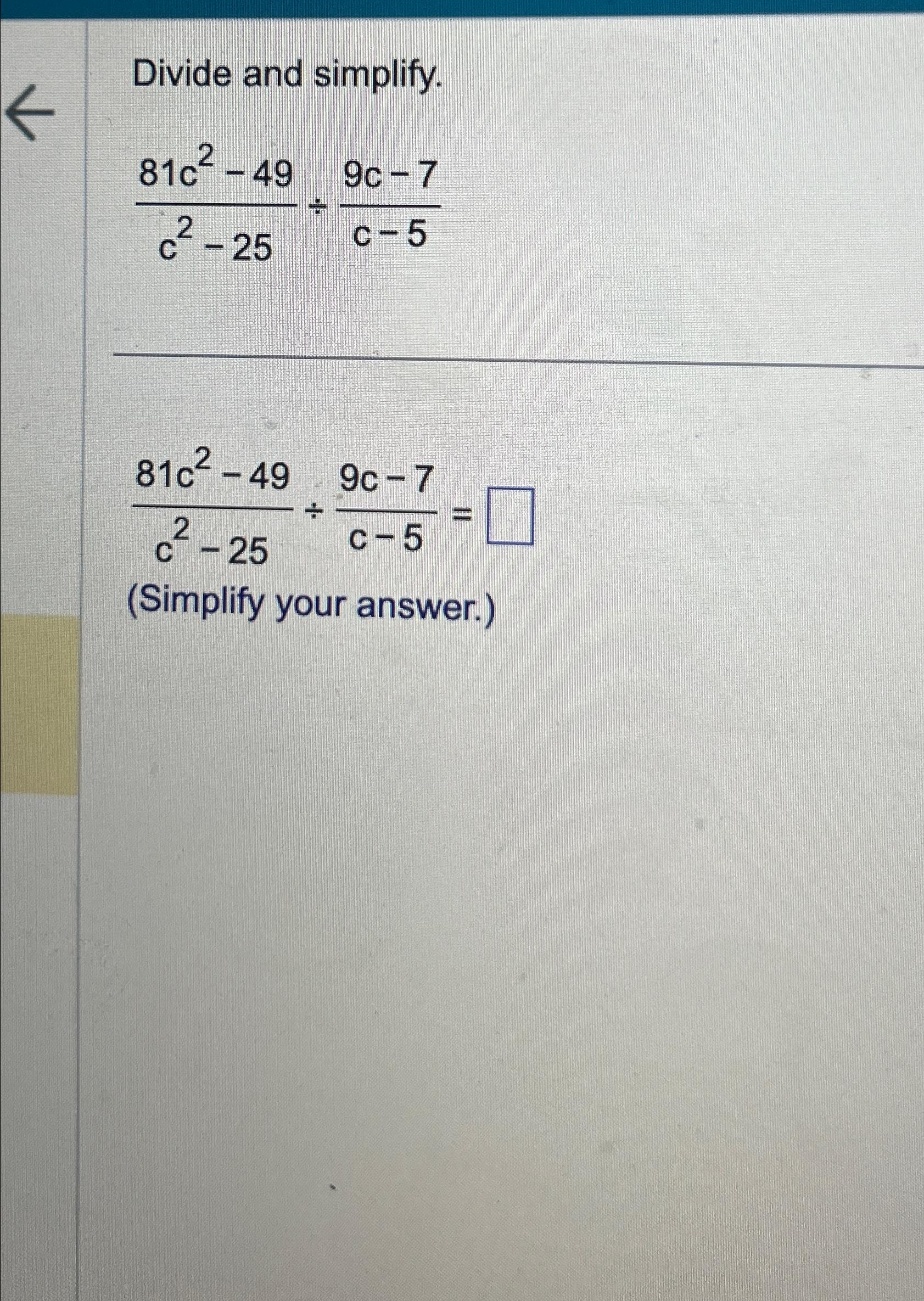 Solved Divide and | Chegg.com