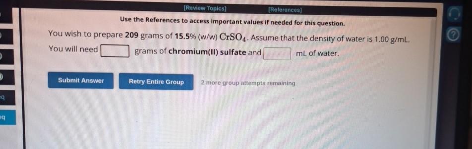 Solved [Review Topics][References]Use the References to | Chegg.com