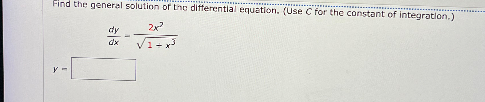 Solved Find the general solution of the differential | Chegg.com