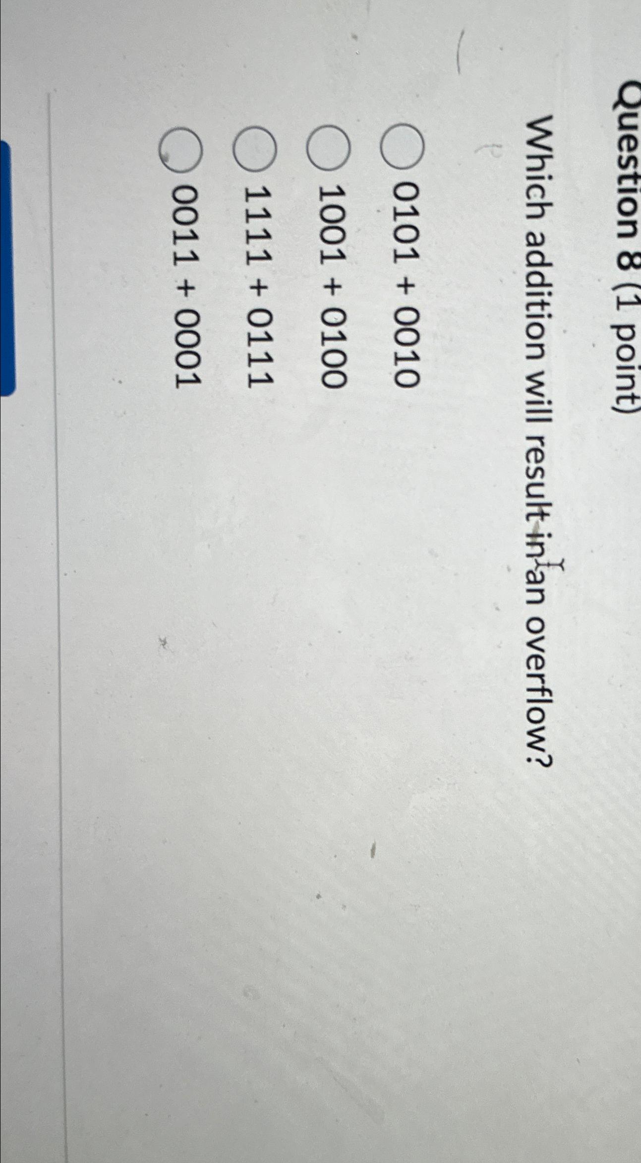 Solved Question 8 (1 | Chegg.com