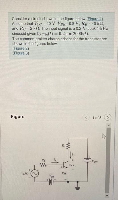 [Solved]: Consider a circuit shown in the figure below (Fig
