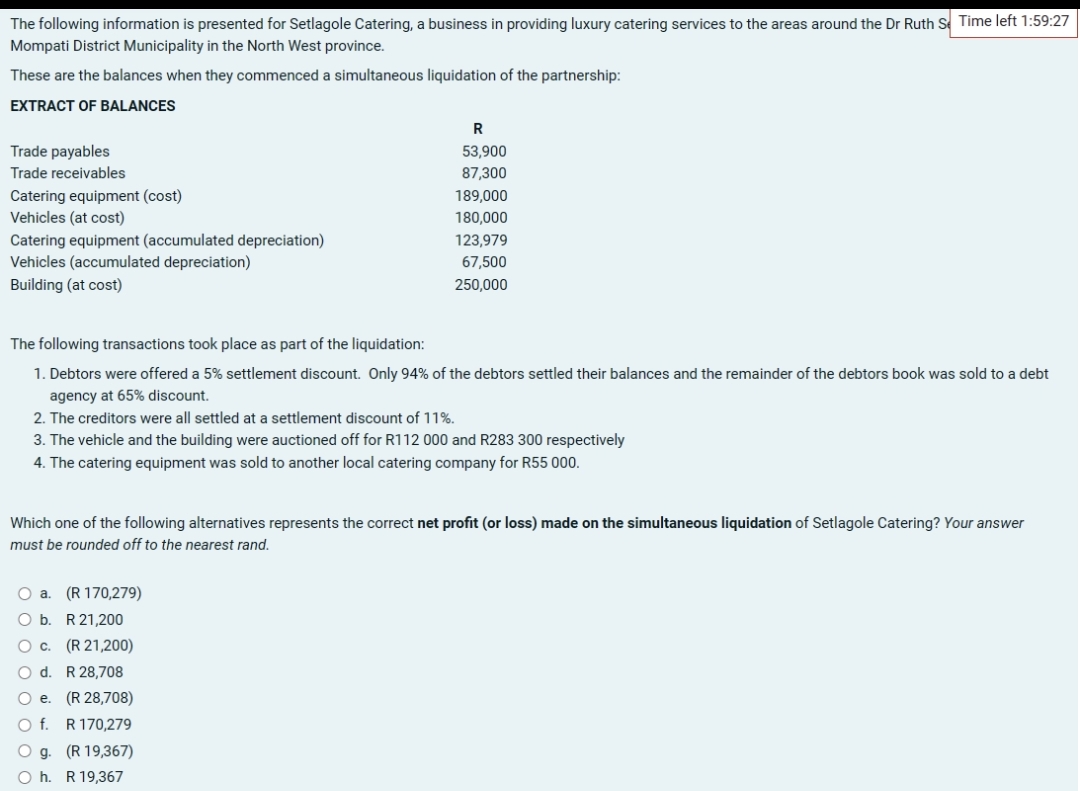 Solved The following information is presented for Setlagole | Chegg.com