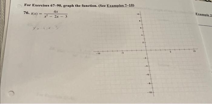 Solved For Exercises 67-90, graph the function. (See | Chegg.com