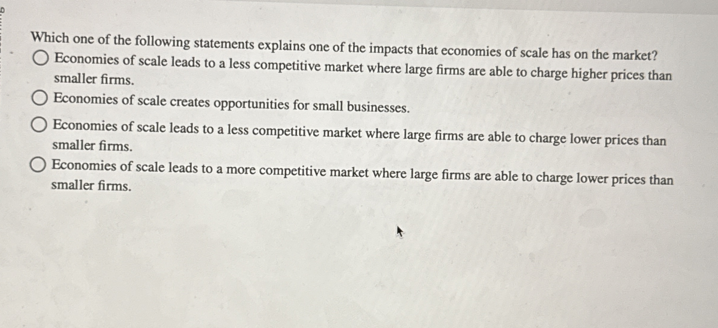 Solved Which one of the following statements explains one of | Chegg.com