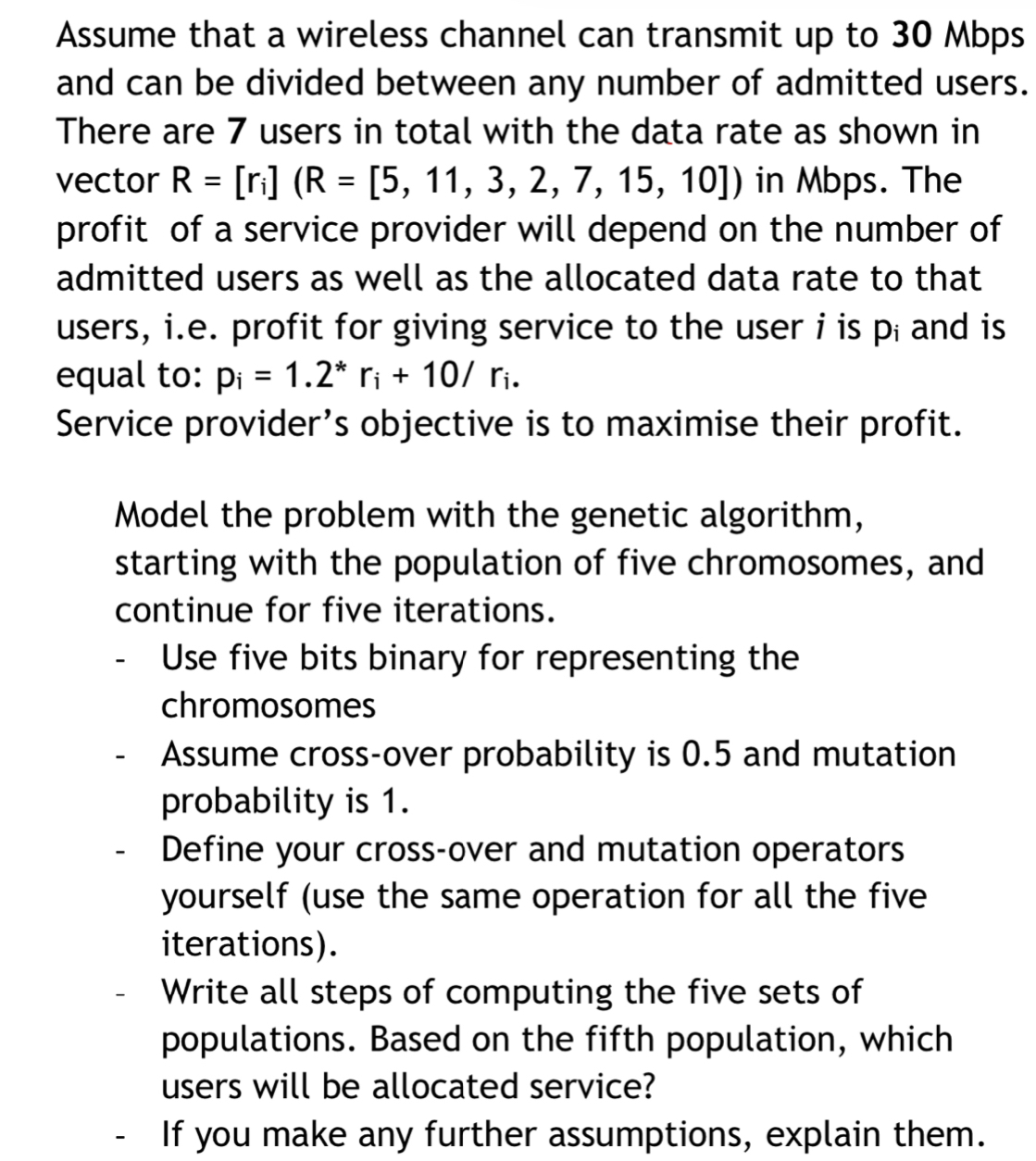 Solved Assume that a wireless channel can transmit up to | Chegg.com