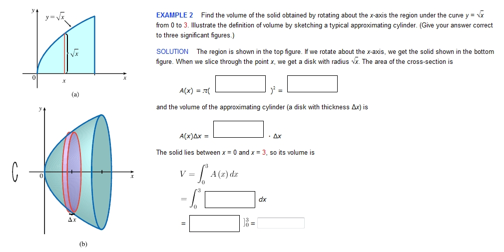 Solved Find the volume of the solid obtained by rotating | Chegg.com