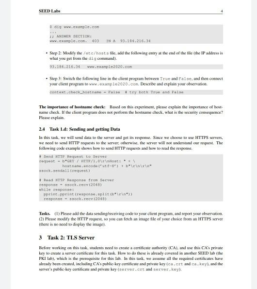 Perform Transport Layer Security Lab In Ubuntu Seed 