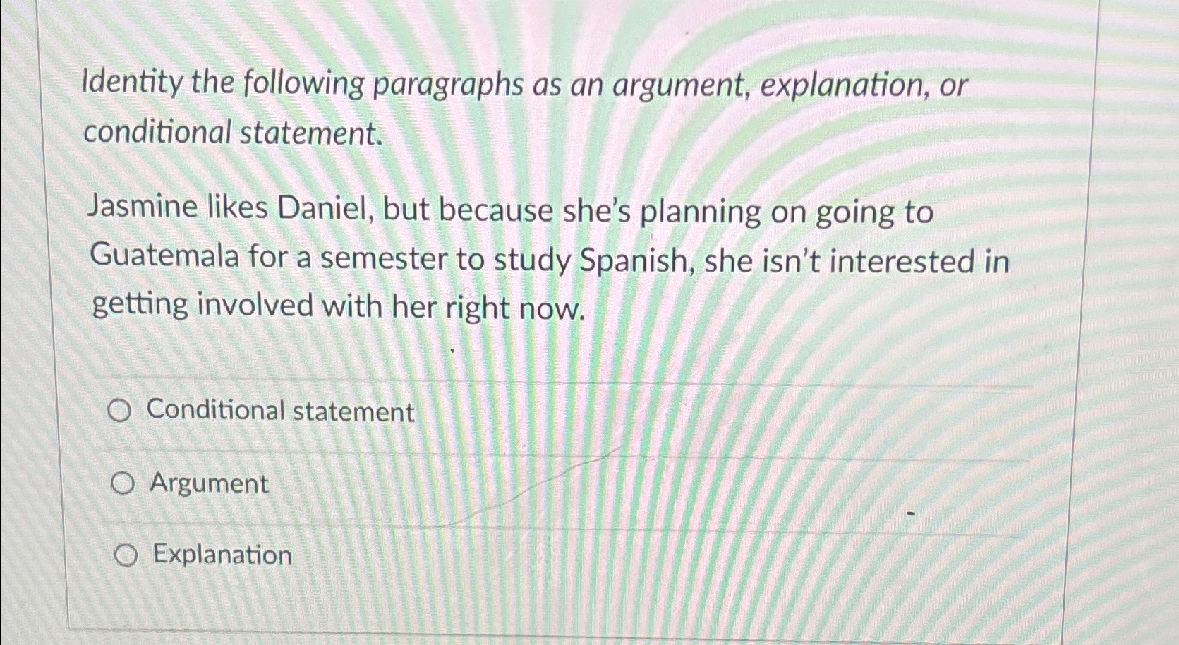 Solved Identity the following paragraphs as an argument, | Chegg.com