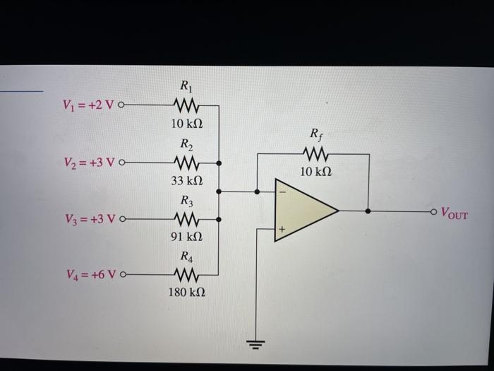 Solved Instructions total der. 3) 1. Find the output voltage | Chegg.com