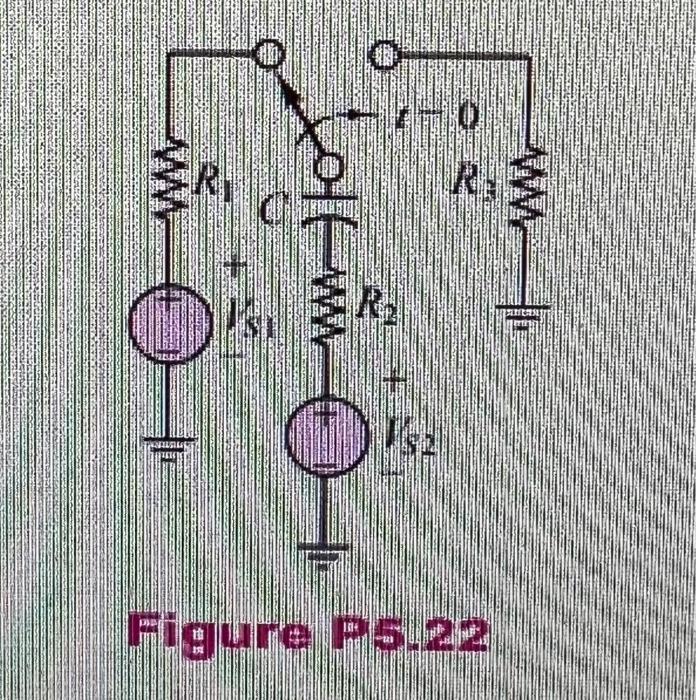 Solved 5 27 Steady State Conditions Exist In The Circuit