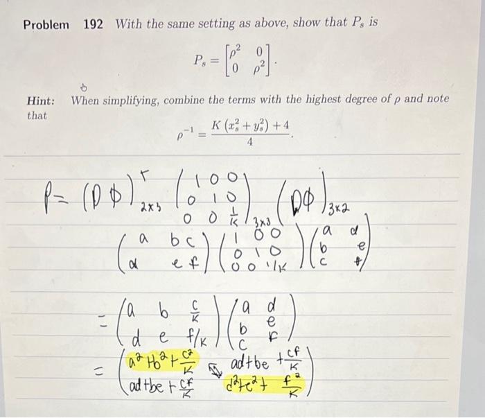 please solve Problem 192. i am messing up on the | Chegg.com