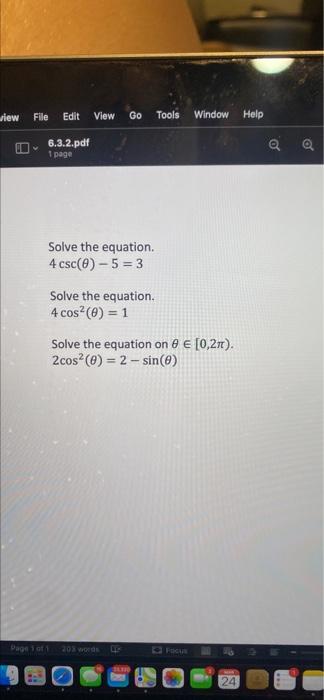 Solved view File Edit View GO Tools Window Help 6.3.2.pdf 1 | Chegg.com