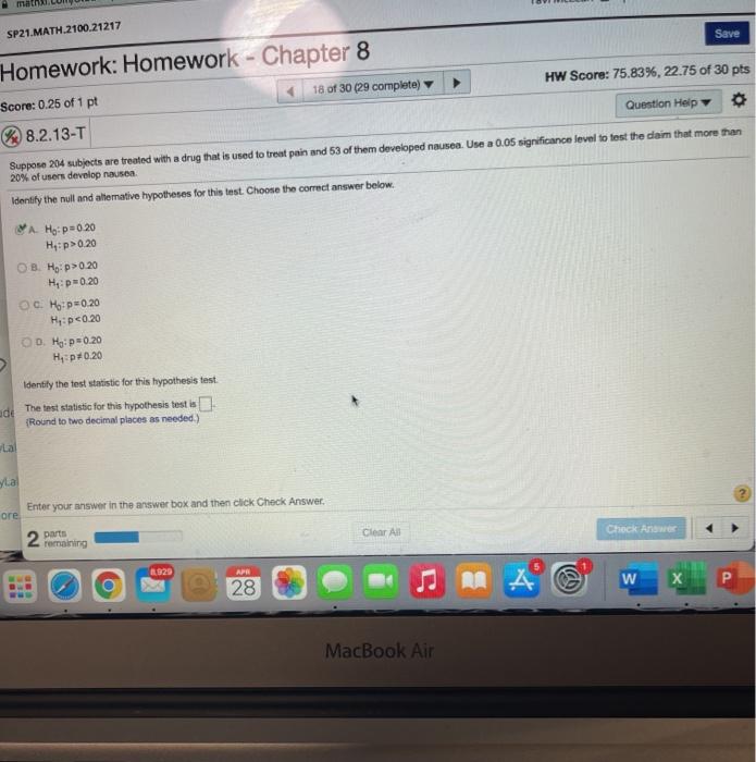 Solved math SP21.MATH.2100.21217 Save Homework: Homework - | Chegg.com