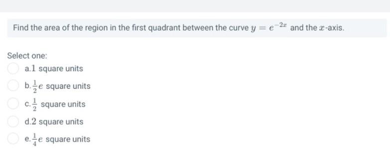 Solved Find the area of the region in the first quadrant | Chegg.com