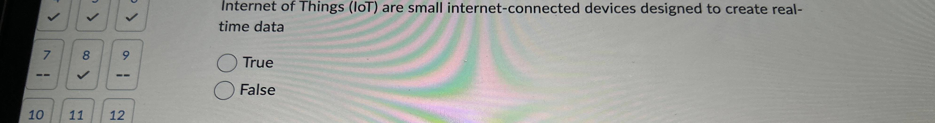 Solved Internet of Things (IoT) ﻿are small | Chegg.com