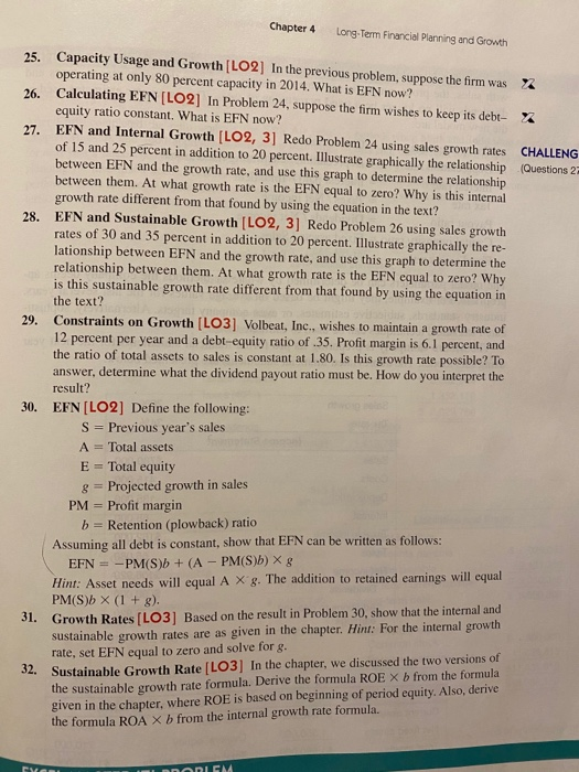 Solved My question is on how to do 26- finding the efn if | Chegg.com