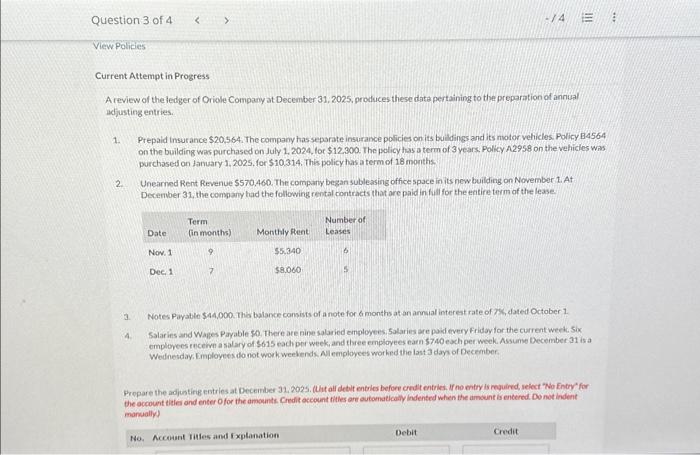 Solved Current Attempt in Progress A review of the ledger of | Chegg.com