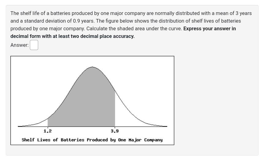 Solved Consider a normal distribution curve where the middle | Chegg.com