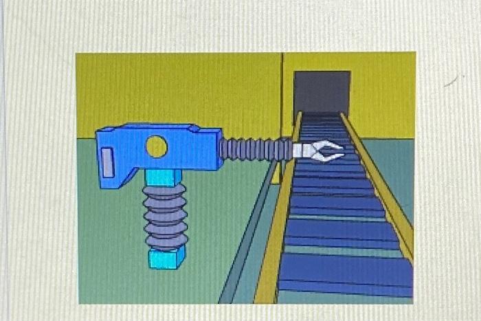 Solved A robotic arm on an assembly line manipulates | Chegg.com