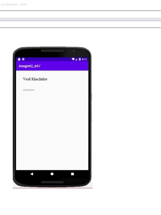 Solved CPCM-2022W CSD 3183: Mobile Development Assignment 2 | Chegg.com