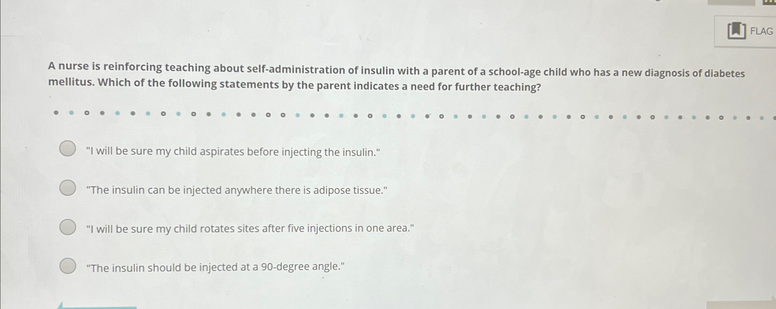 Solved A nurse is reinforcing teaching about | Chegg.com