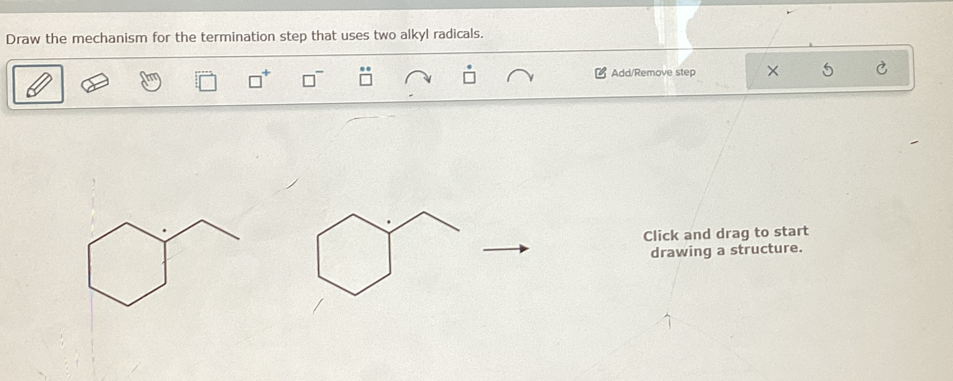Solved Draw the mechanism for the termination step that uses | Chegg.com