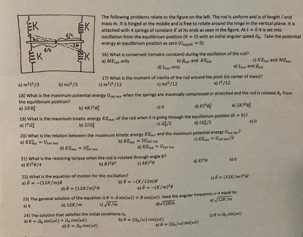 Solved The following problems relate to the figure on the | Chegg.com