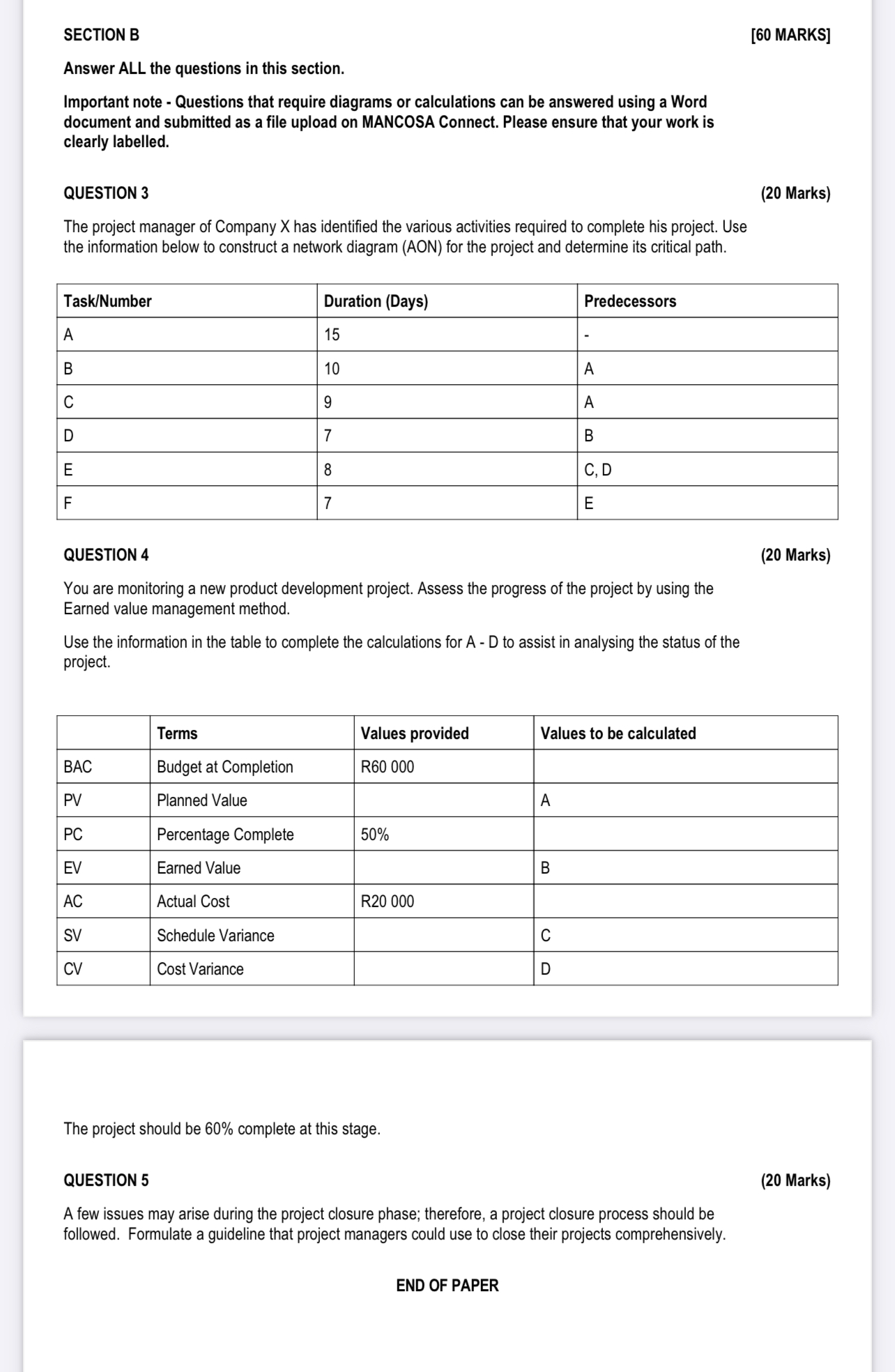 Please kindly assist with Section B, ﻿Question 3,4 | Chegg.com