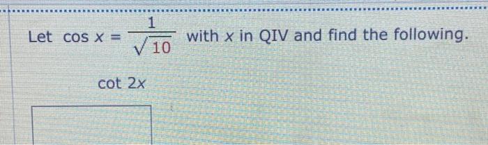 Solved If x = 2 sin e, write the expression e sin 2e in | Chegg.com