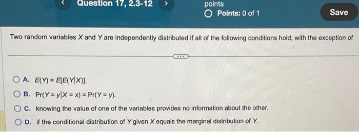 Solved Two random variables X and Y are independently | Chegg.com