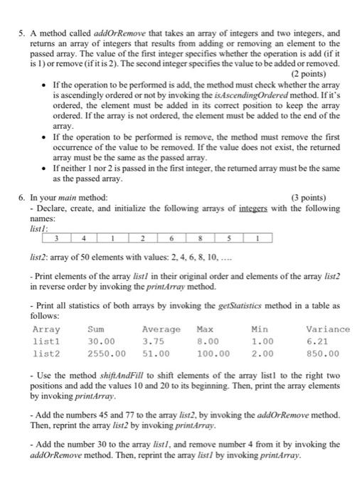 Solved write in java plsuse loops if possible and arrays | Chegg.com