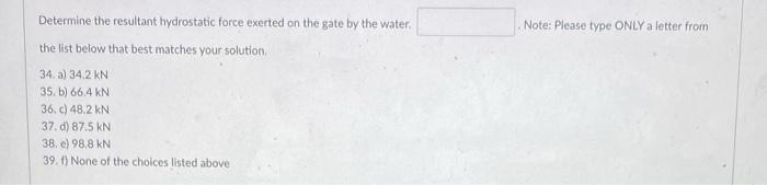Solved The rectangular gate CD in the figure is L (m) long | Chegg.com