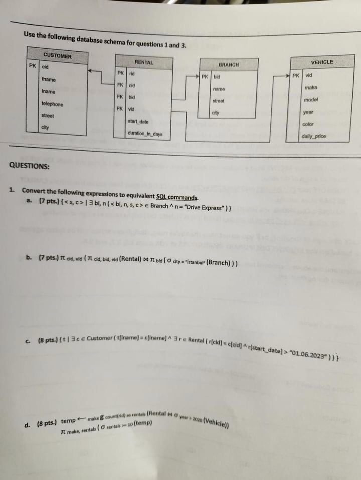 Solved Use the following datak.....QUESTIONS:Convert the | Chegg.com