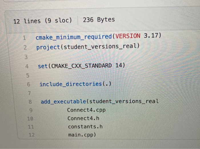 using namespace std; in your files. Required files | Chegg.com