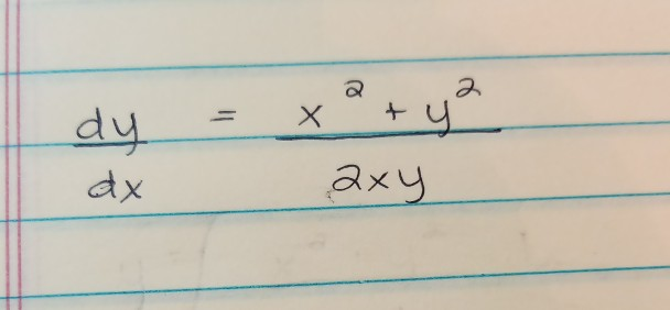 Solved Х + 닛 dy dx axy | Chegg.com