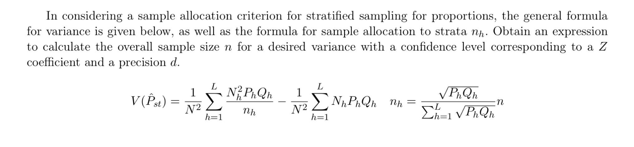 Solved Please, help me solve this statistical sampling | Chegg.com