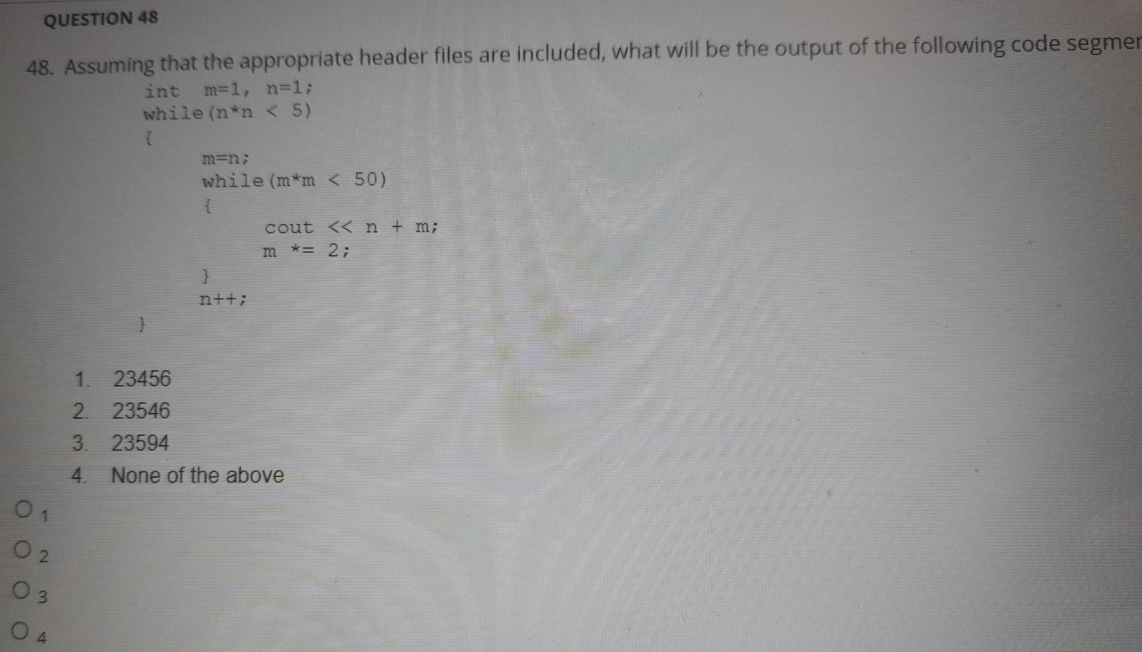 Solved QUESTION 48 48. Assuming that the appropriate header | Chegg.com