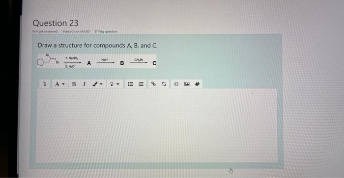 Solved Draw a structure for compounds A, B, and C. | Chegg.com