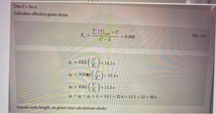 Level of Service • Delay Thresholds (Table 7.4) LOS | Chegg.com